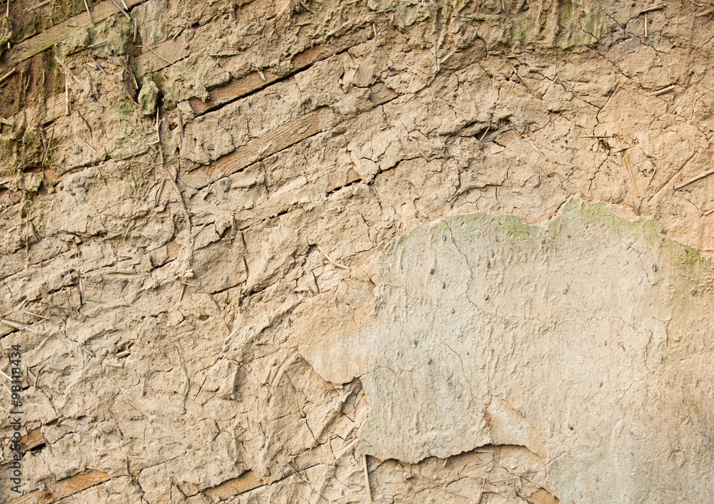 Wattle and daub wall texture Stock Photo | Adobe Stock