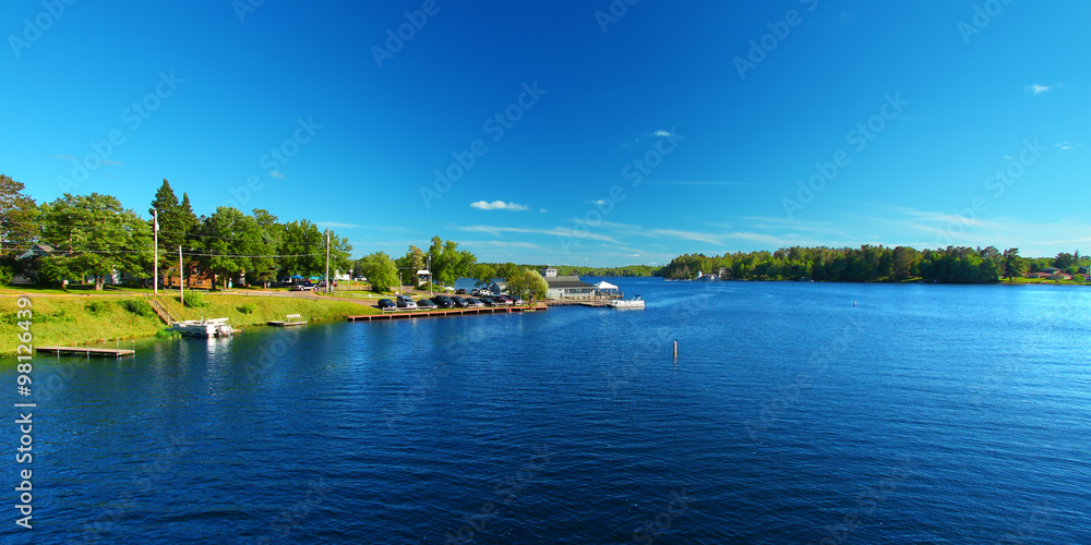 Lake Minocqua is located in northwoods Wisconsin and is a popular ...