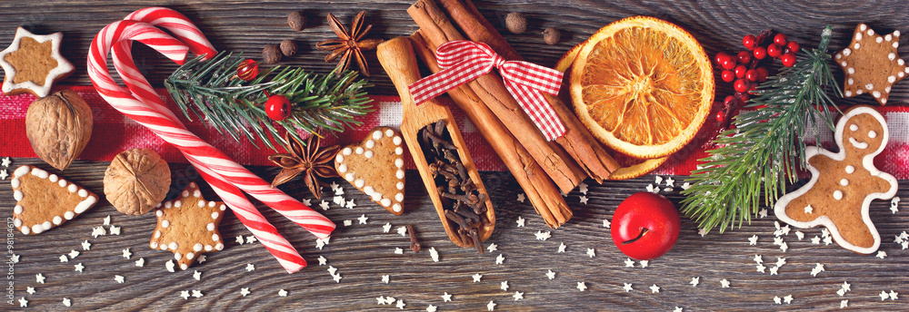 Sweet Christmas background. Stock Photo | Adobe Stock