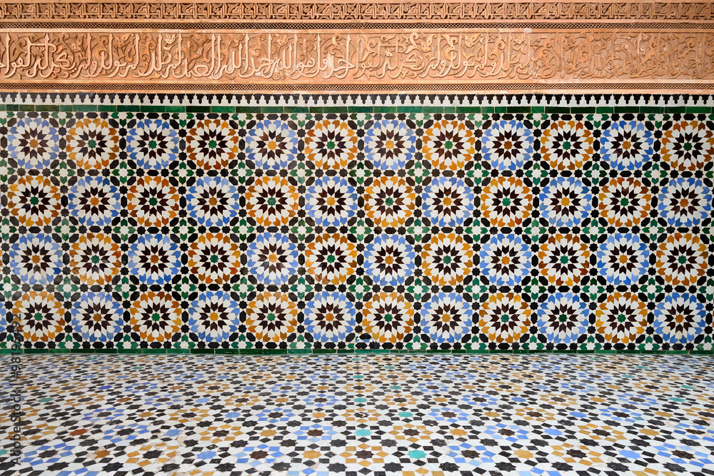 Examples of Moroccan architecture Stock Photo | Adobe Stock