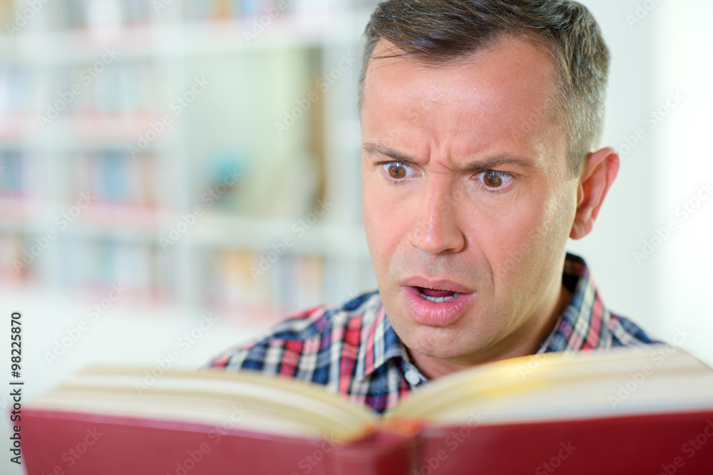 man's reaction Stock Photo | Adobe Stock