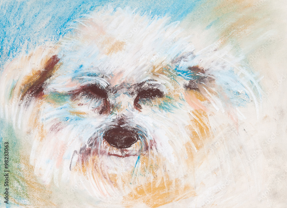 Dog hand drawing Stock Illustration | Adobe Stock