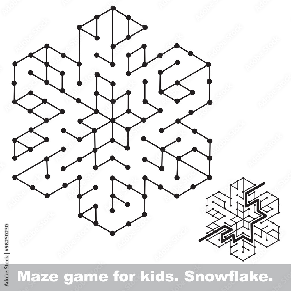 Snowflake Maze