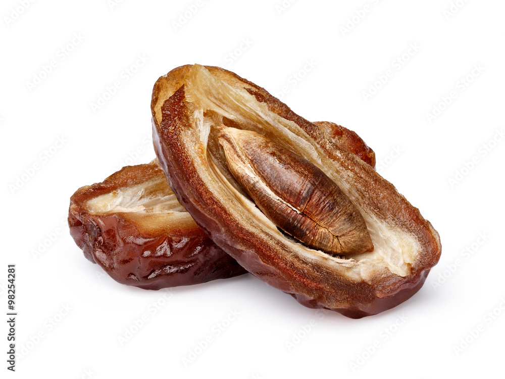 Dried date fruit isolated Stock Photo | Adobe Stock