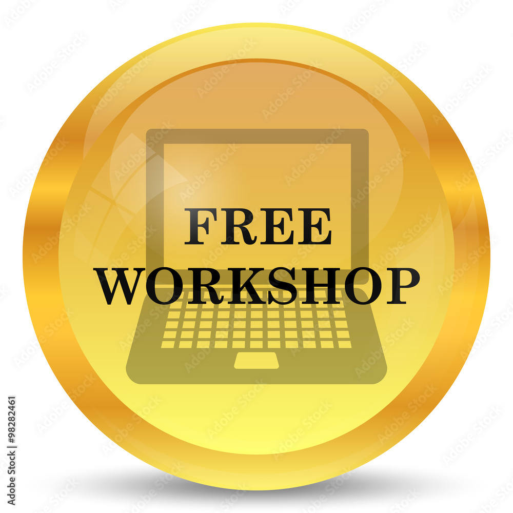 Free workshop icon Stock-Illustration | Adobe Stock