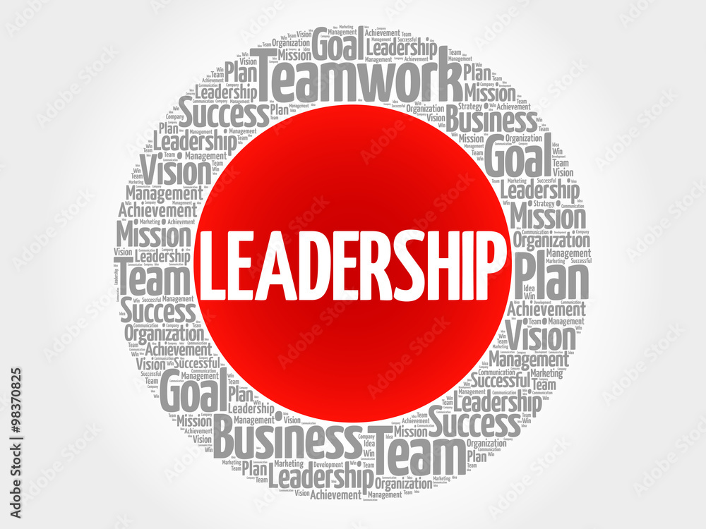 LEADERSHIP circle word cloud, business concept Stock Vector | Adobe Stock