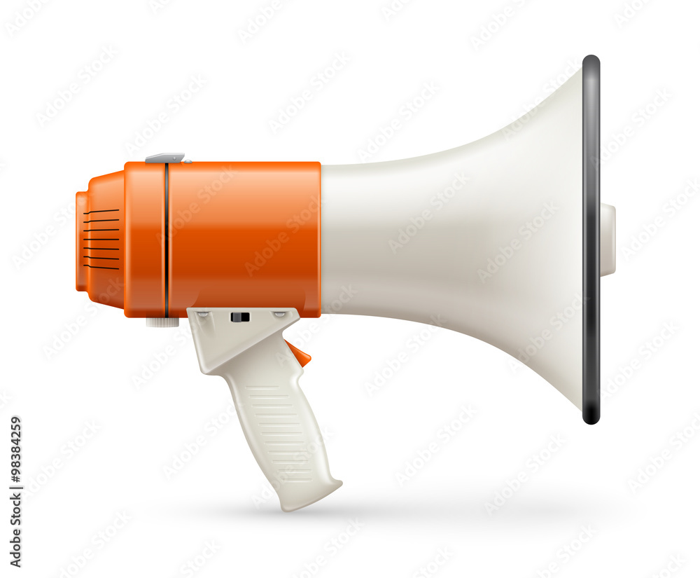 Megaphone vectoriel 1 Stock-Vektorgrafik | Adobe Stock
