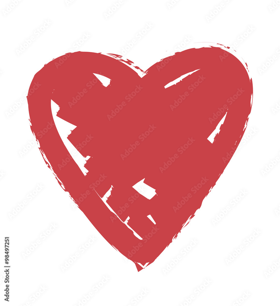 color heart shape design for love symbols, design element Stock ...