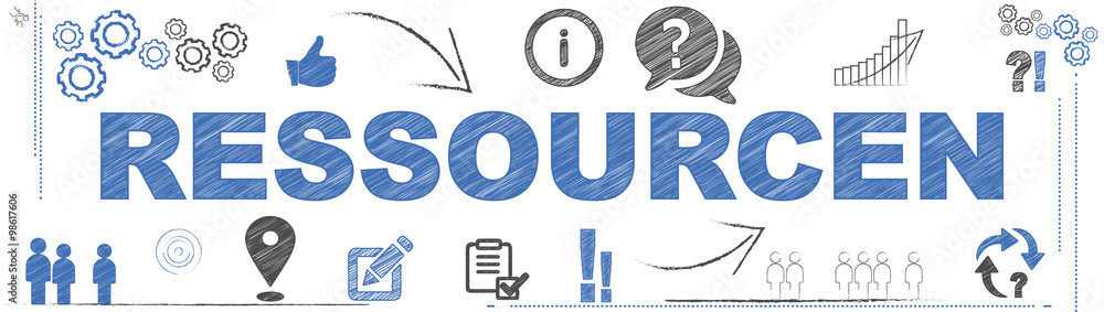 Ressourcen Stock-Vektorgrafik | Adobe Stock