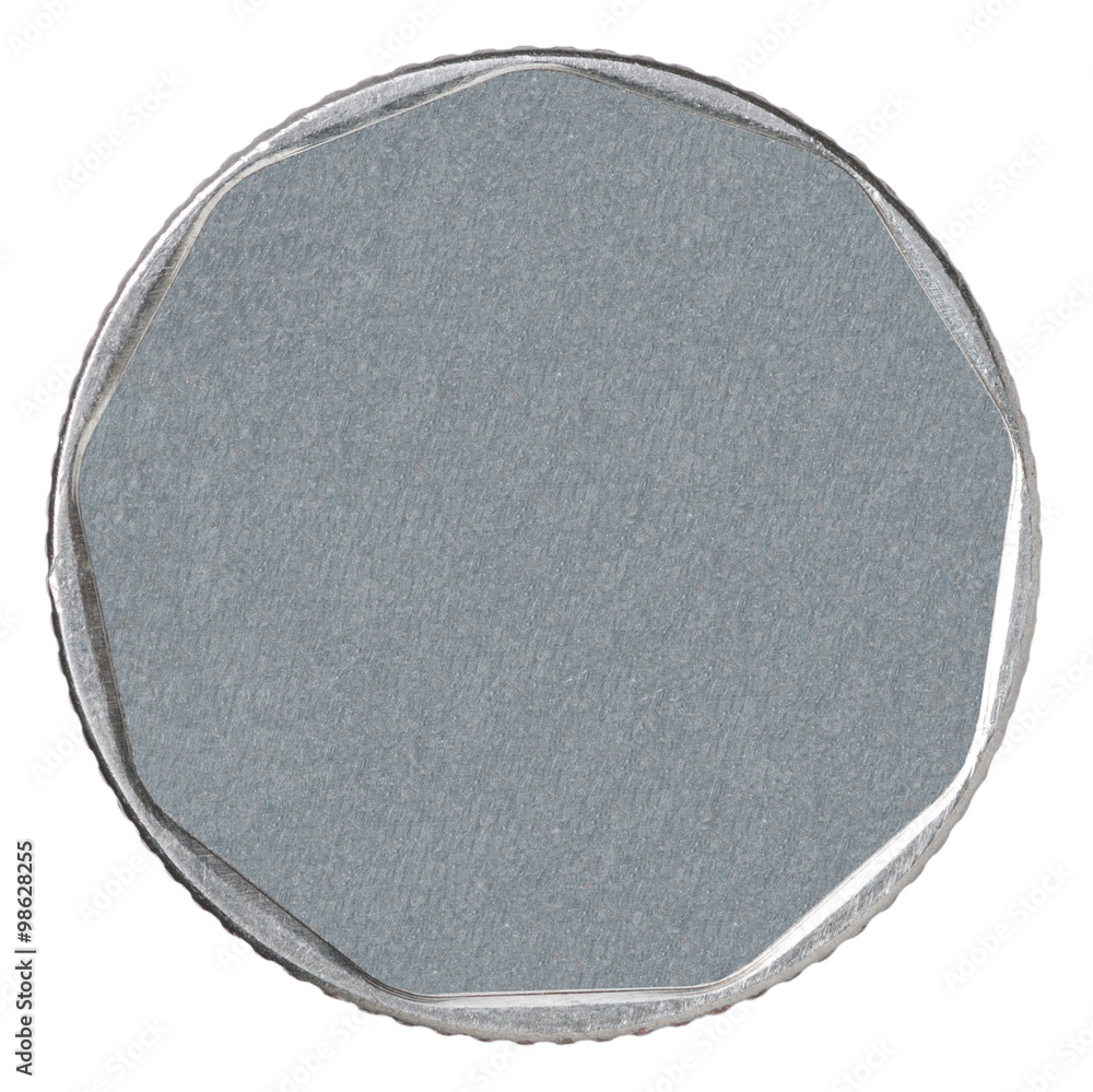 blank silver coin Stock Photo | Adobe Stock