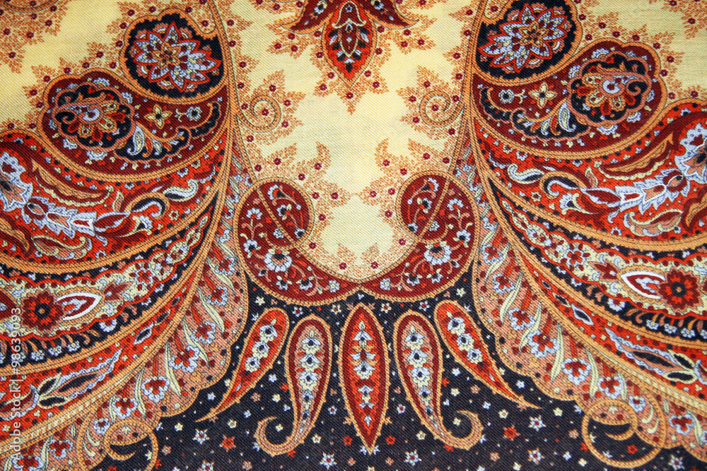 Patterns / Russian patterns on shawl Stock Photo | Adobe Stock