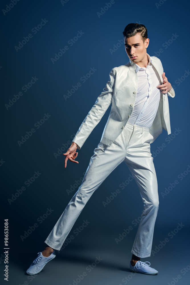 dynamic man Stock-Foto | Adobe Stock