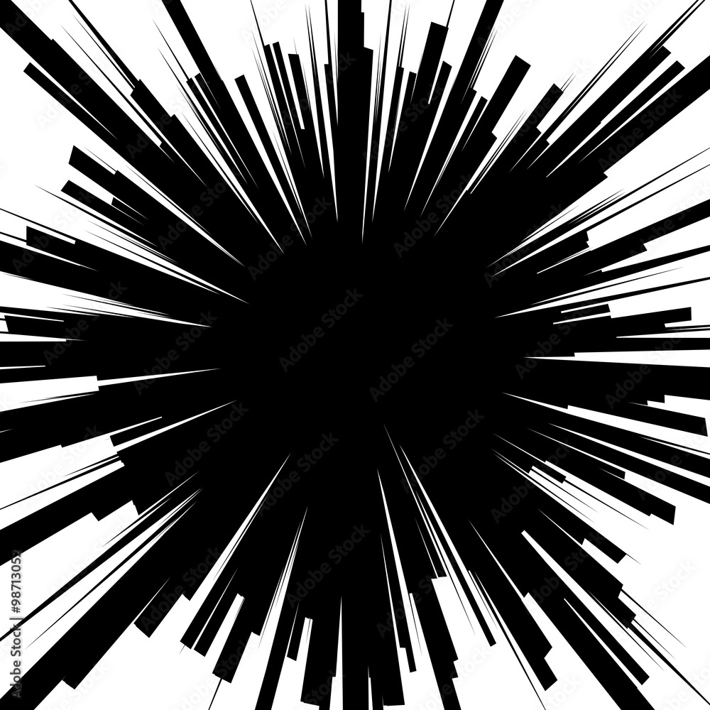 Comic explosion. Vector illustration. Comic book design element. Stock ...