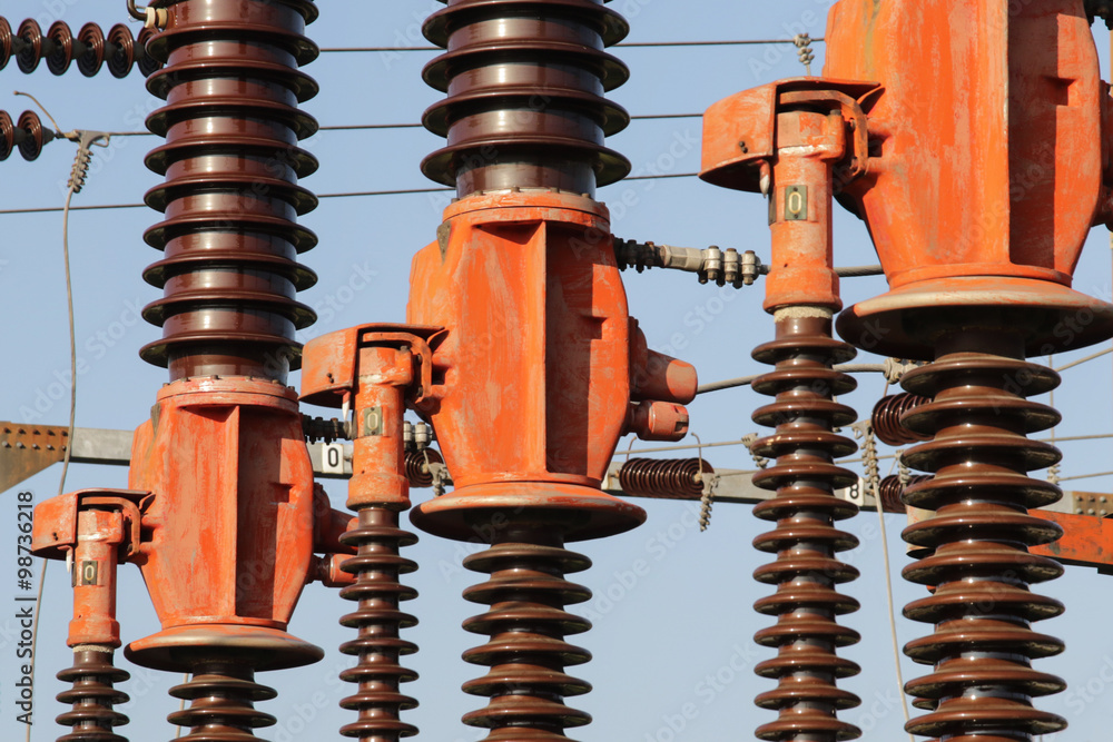 High voltage isolation with ceramic body Stock Photo | Adobe Stock