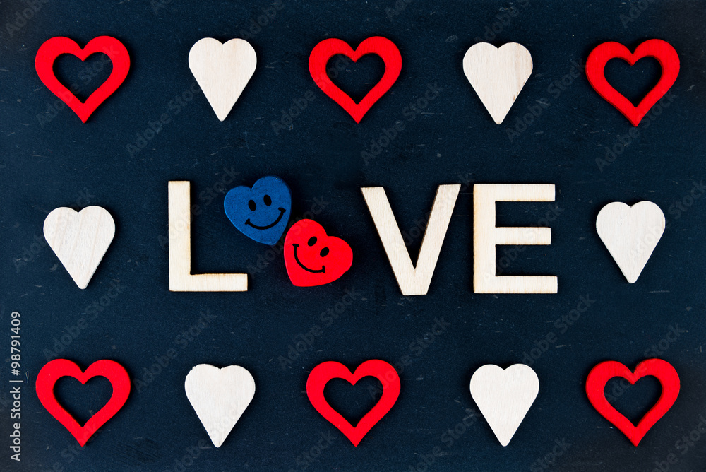 Love Emoticons Letters