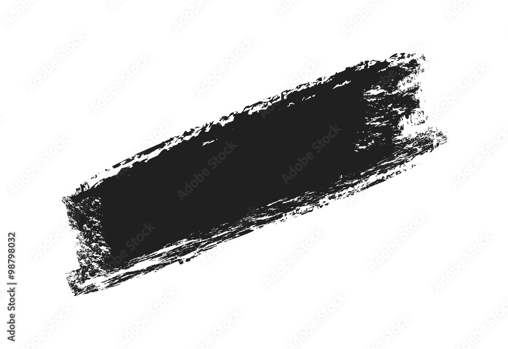 line brush stroke, grunge paint brush, logo design element, brush ...