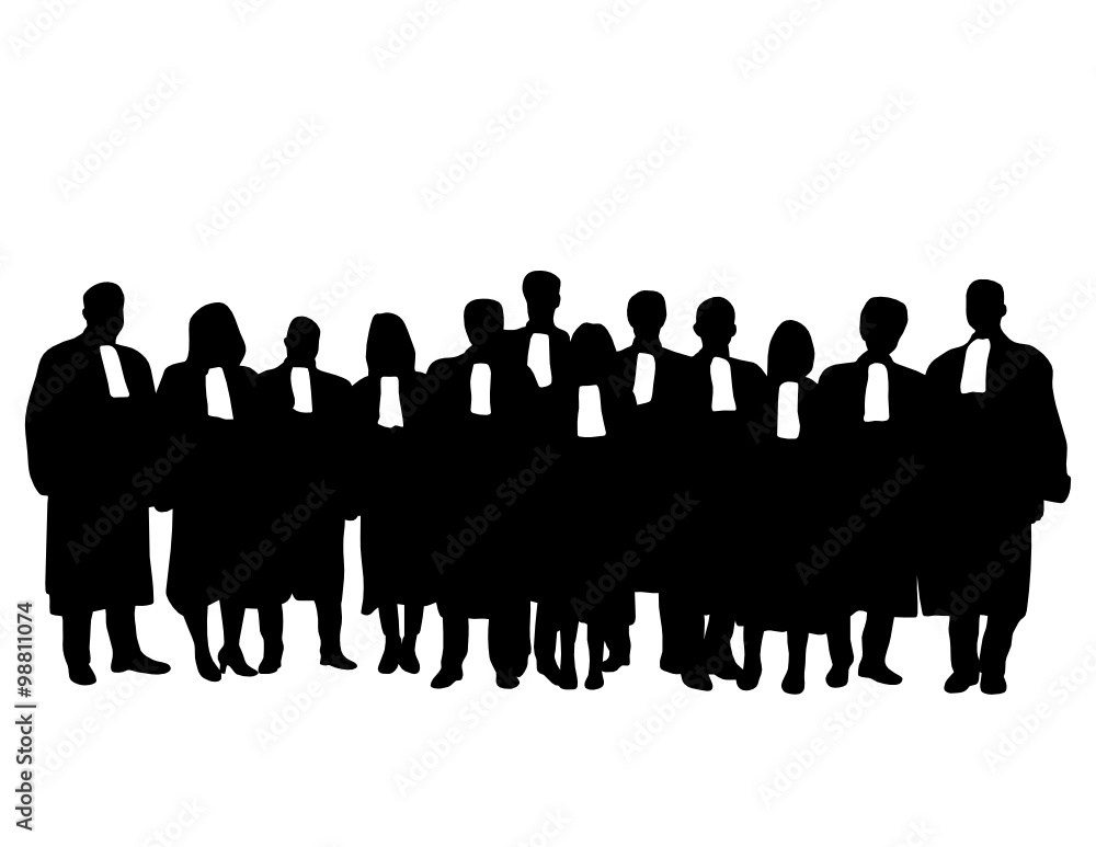 AVOCATS EN ROBE vector de Stock | Adobe Stock