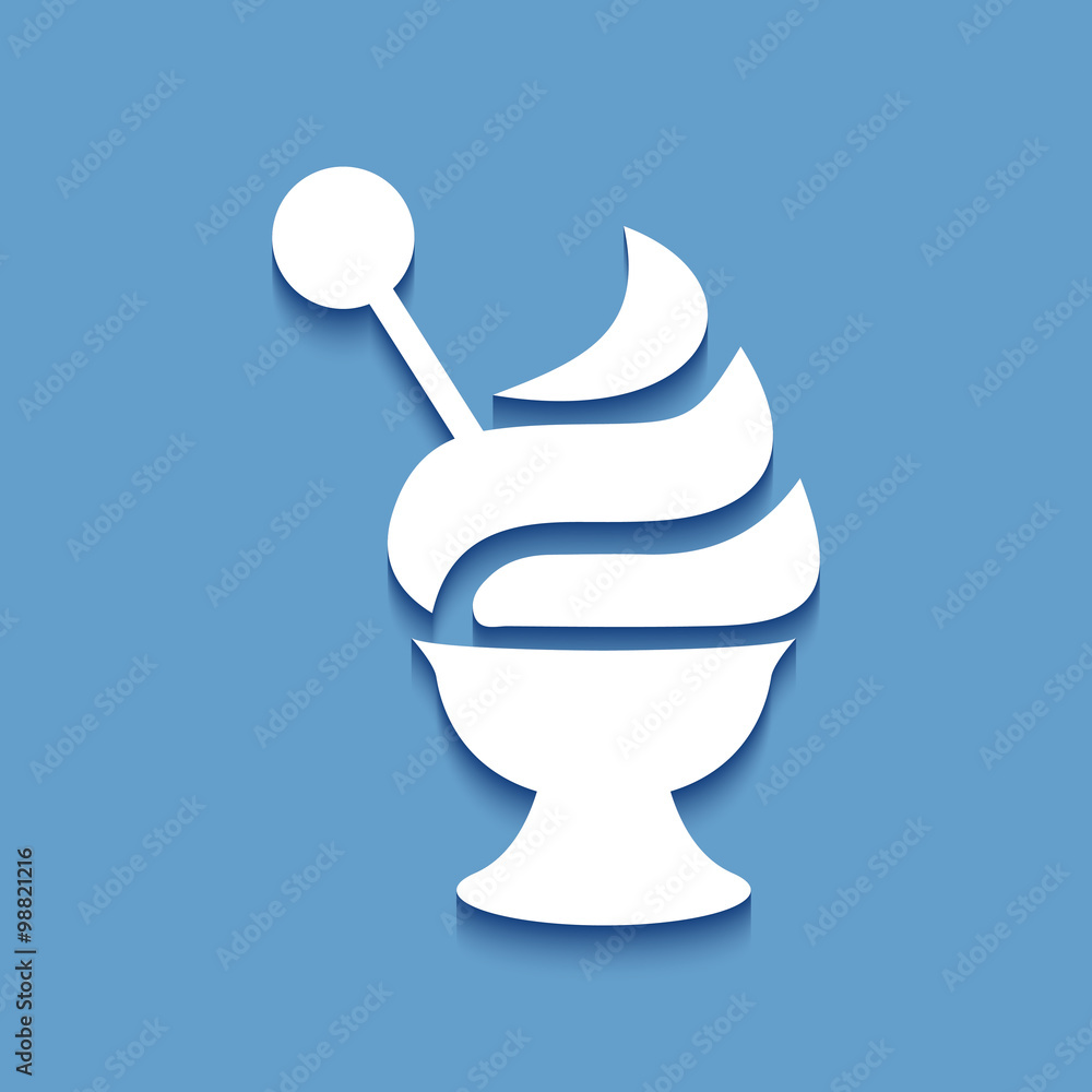 Logo glace. Stock Vector | Adobe Stock