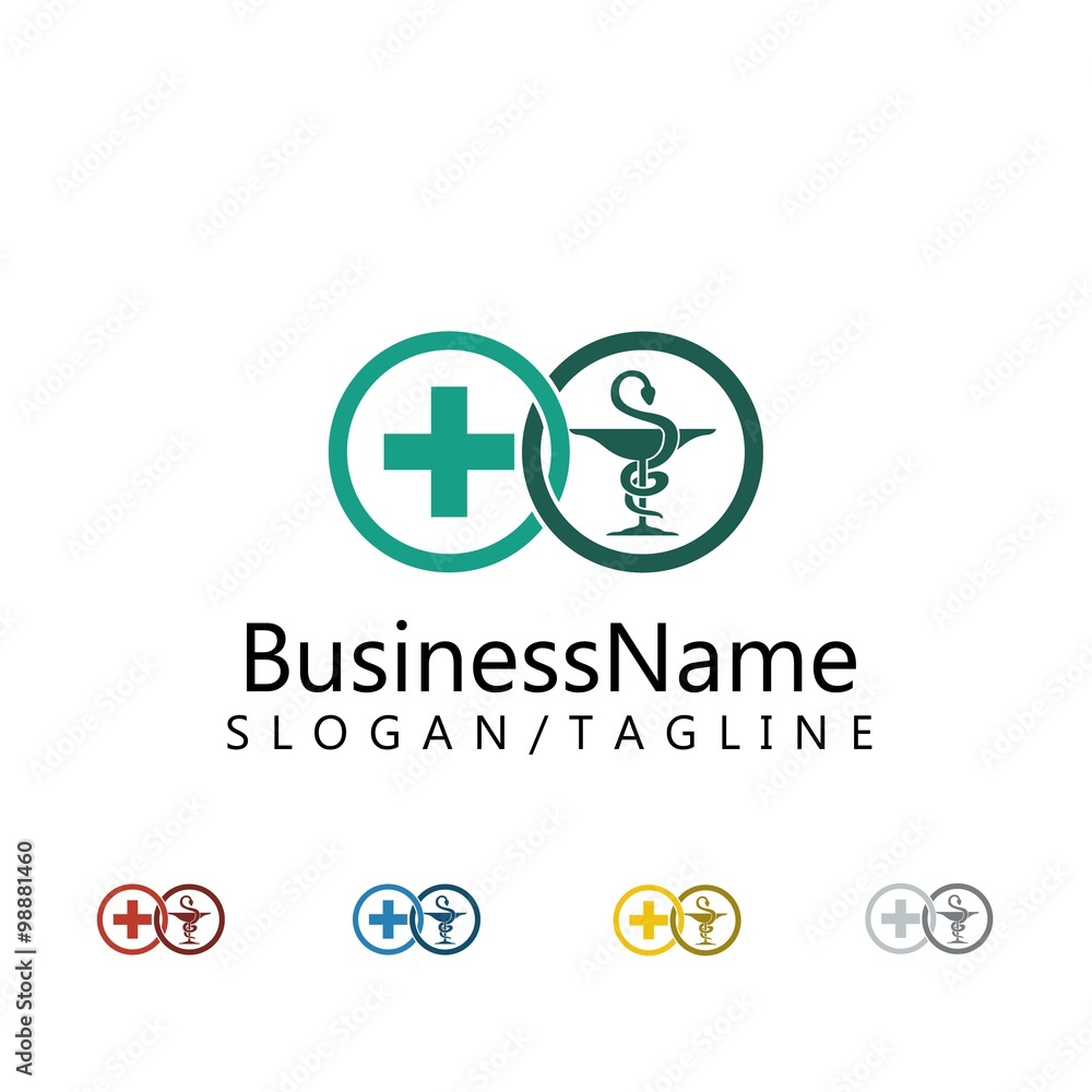 pharmacy logo icon vector Stock Vector | Adobe Stock