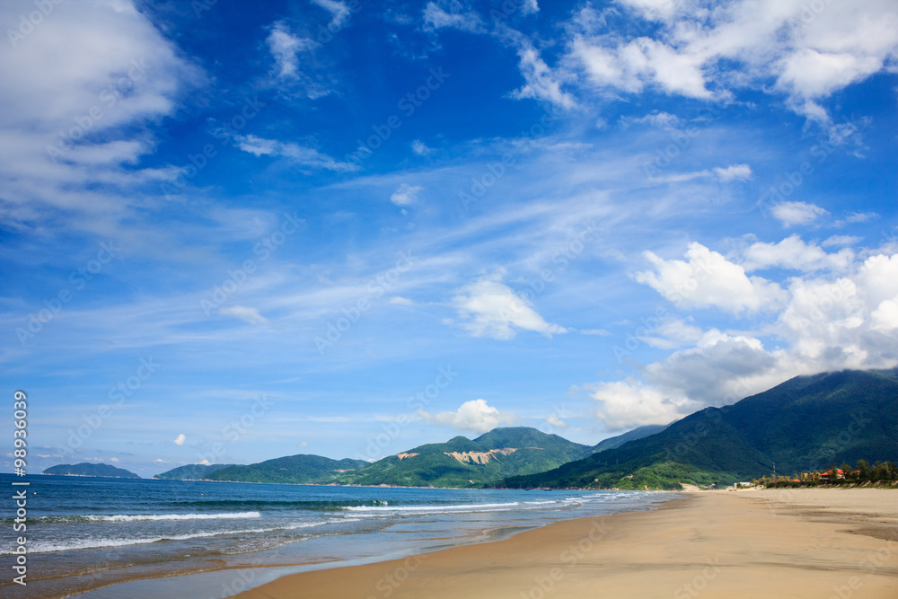 Lang Co beach, Hue province, Viet Nam. Lang Co is an attractive island ...