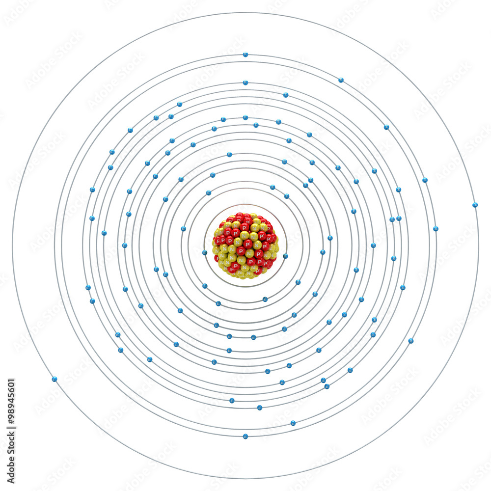 Fermium Bohr Model