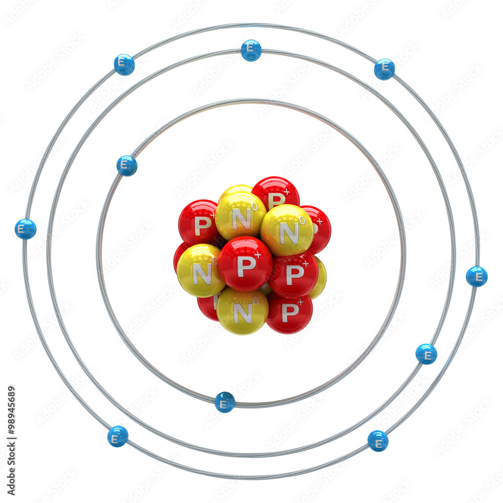 How To Make A 3d Neon Atom Model