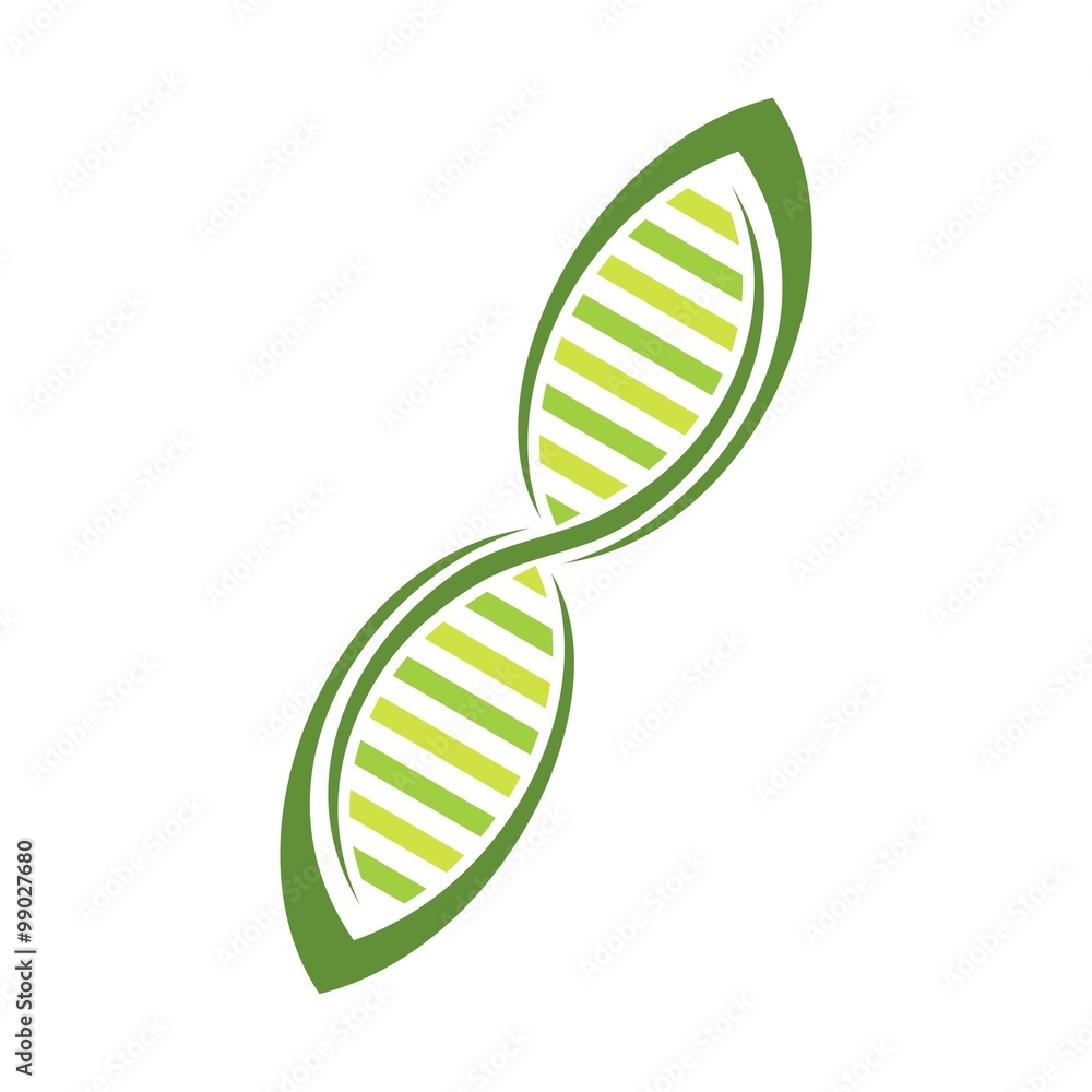 DNA Logo-Simple DNA Symbol Design Logo Vector Stock Vector | Adobe Stock