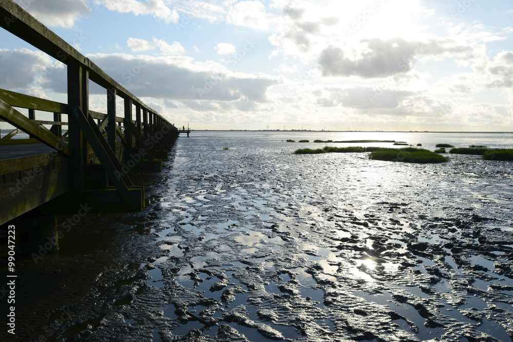 Wattenmeer bei Husum - Nordsee Stock-Foto | Adobe Stock