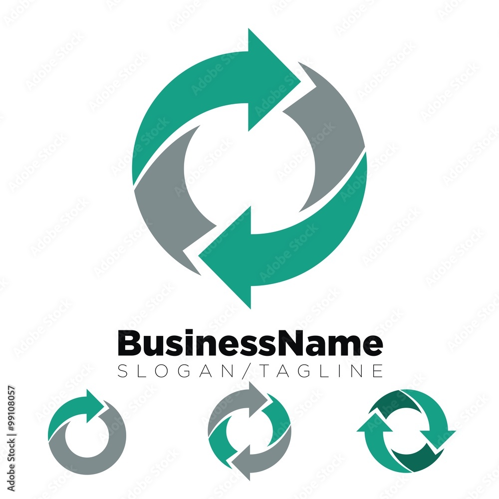 recycle logo icon Vector Stock Vector | Adobe Stock