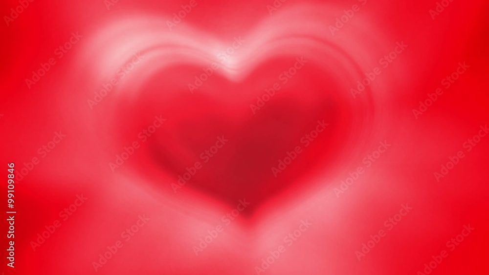 Heart Beating Effect Animation Background - Full HD. Computer generated ...