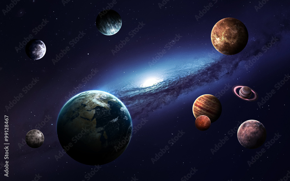 High resolution images presents planets of the solar system. This image ...