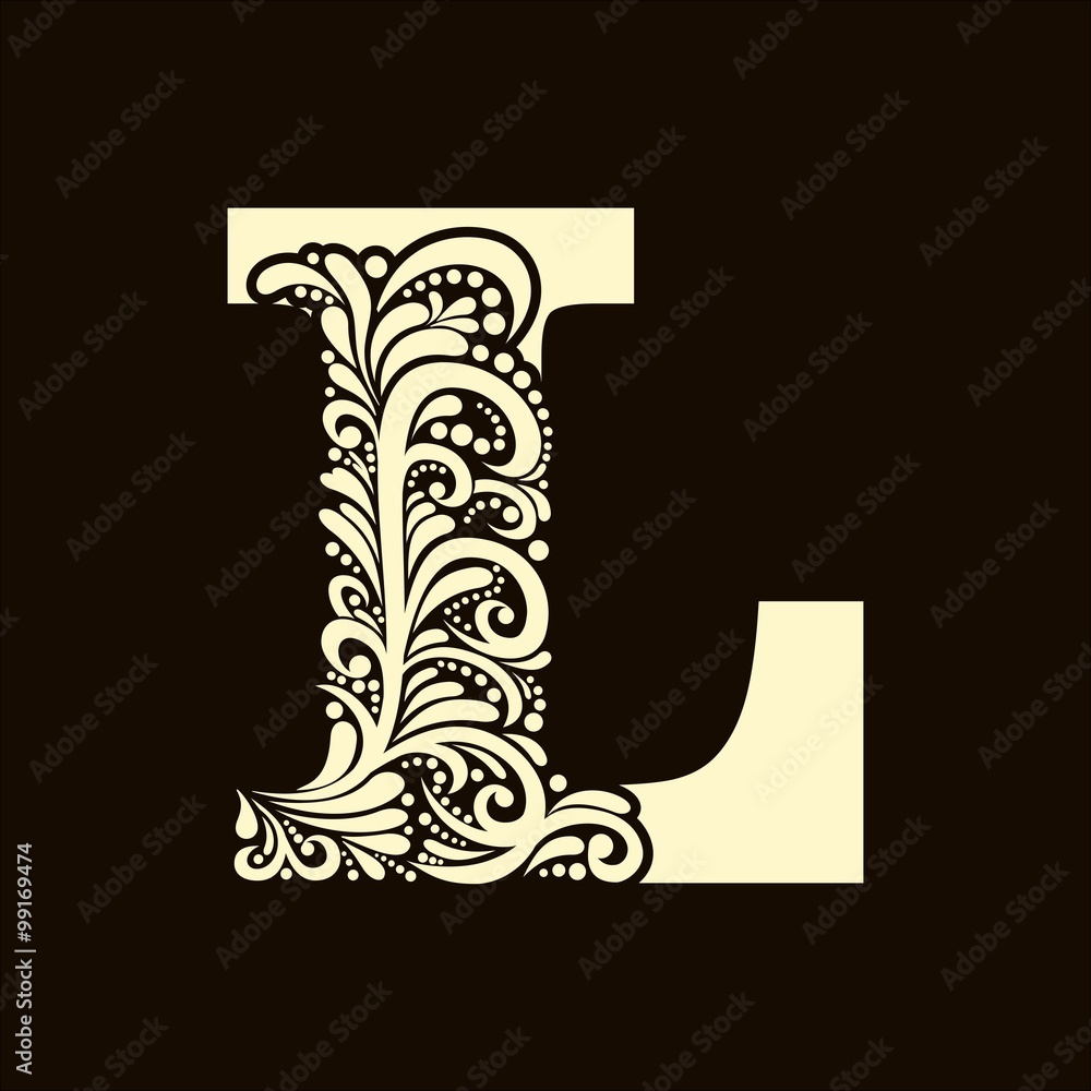 L Letter In Style