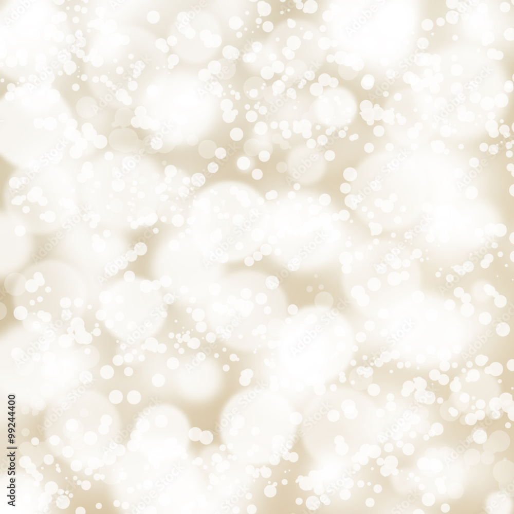 Lights on beige background, sparkles. foto de Stock | Adobe Stock