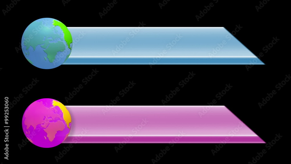 Happy Colors Lower Thirds News - 1080p. A full HD video of a news ...