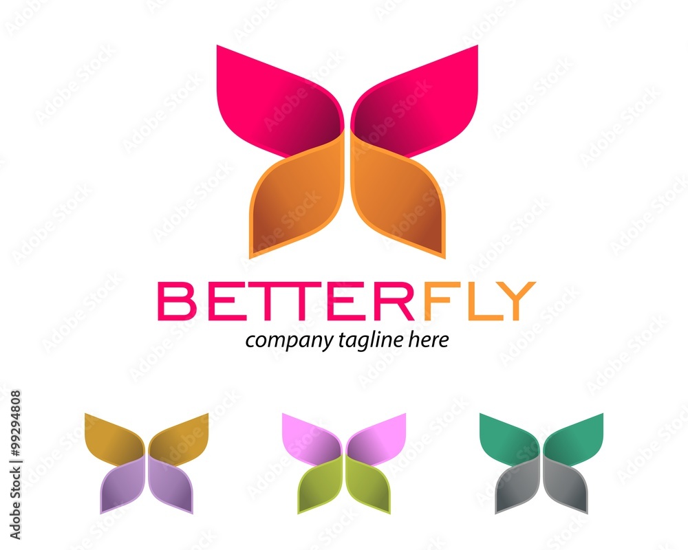 Origami Butterfly Vector