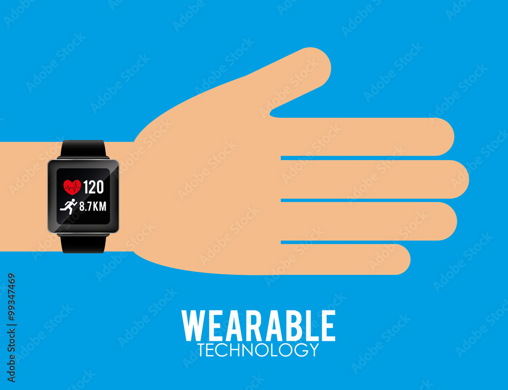 Wearable technology graphic Stock Vector | Adobe Stock