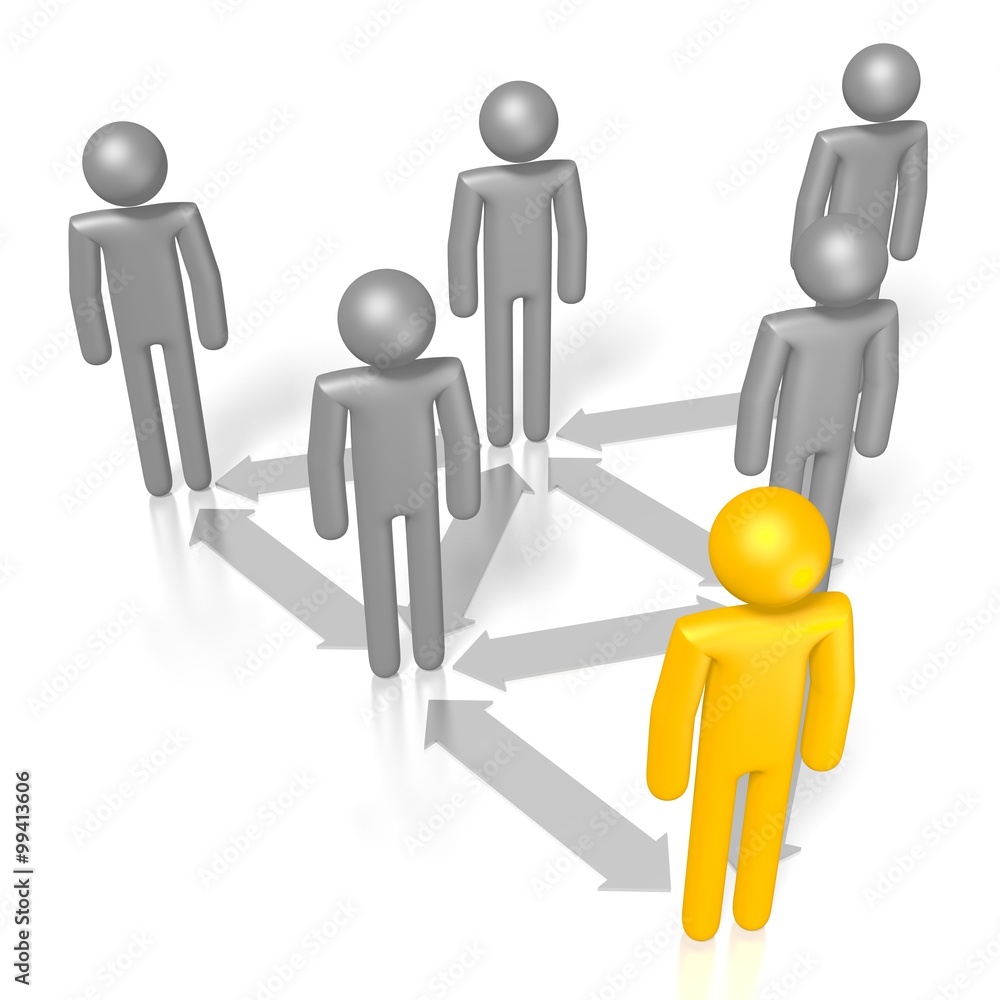 3D hierarchy concept Stock Illustration | Adobe Stock