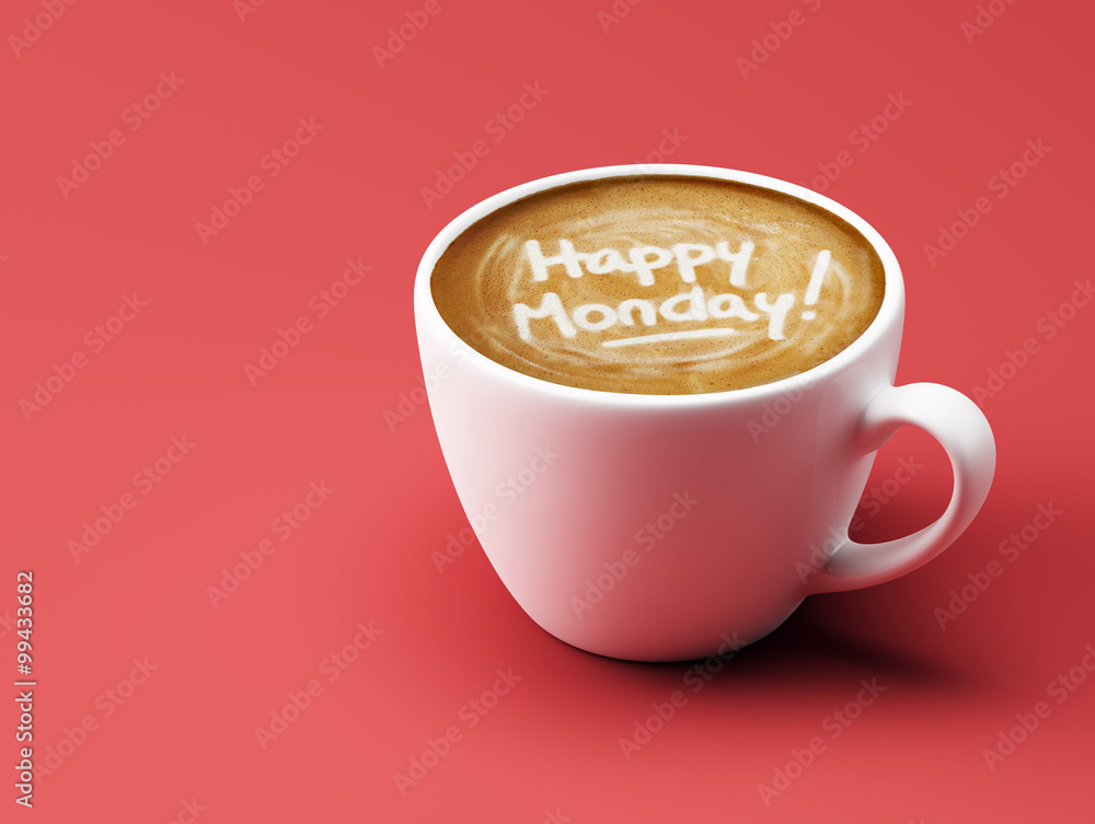 Happy Monday Coffee Cup