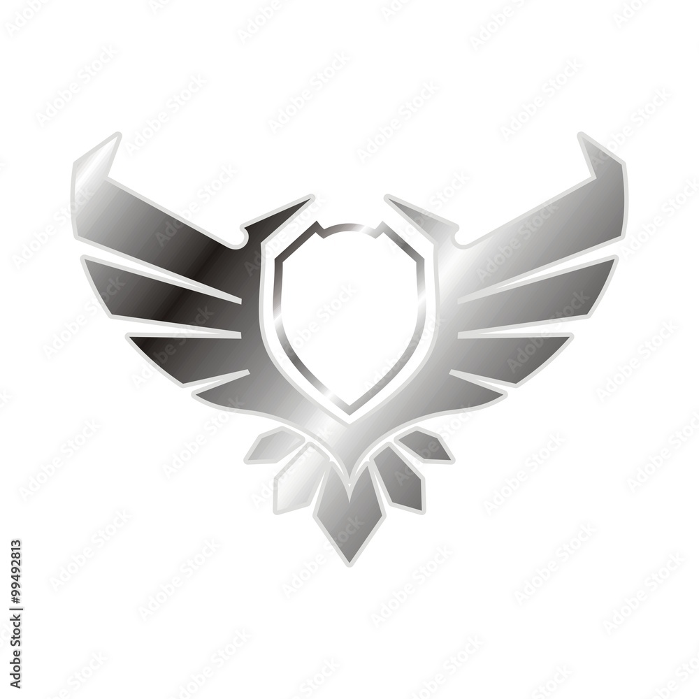 wing badge Stock Vector | Adobe Stock