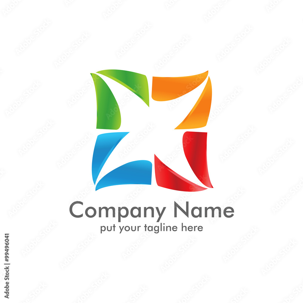 Elegant Box Line Logo Icon Stock Vector | Adobe Stock