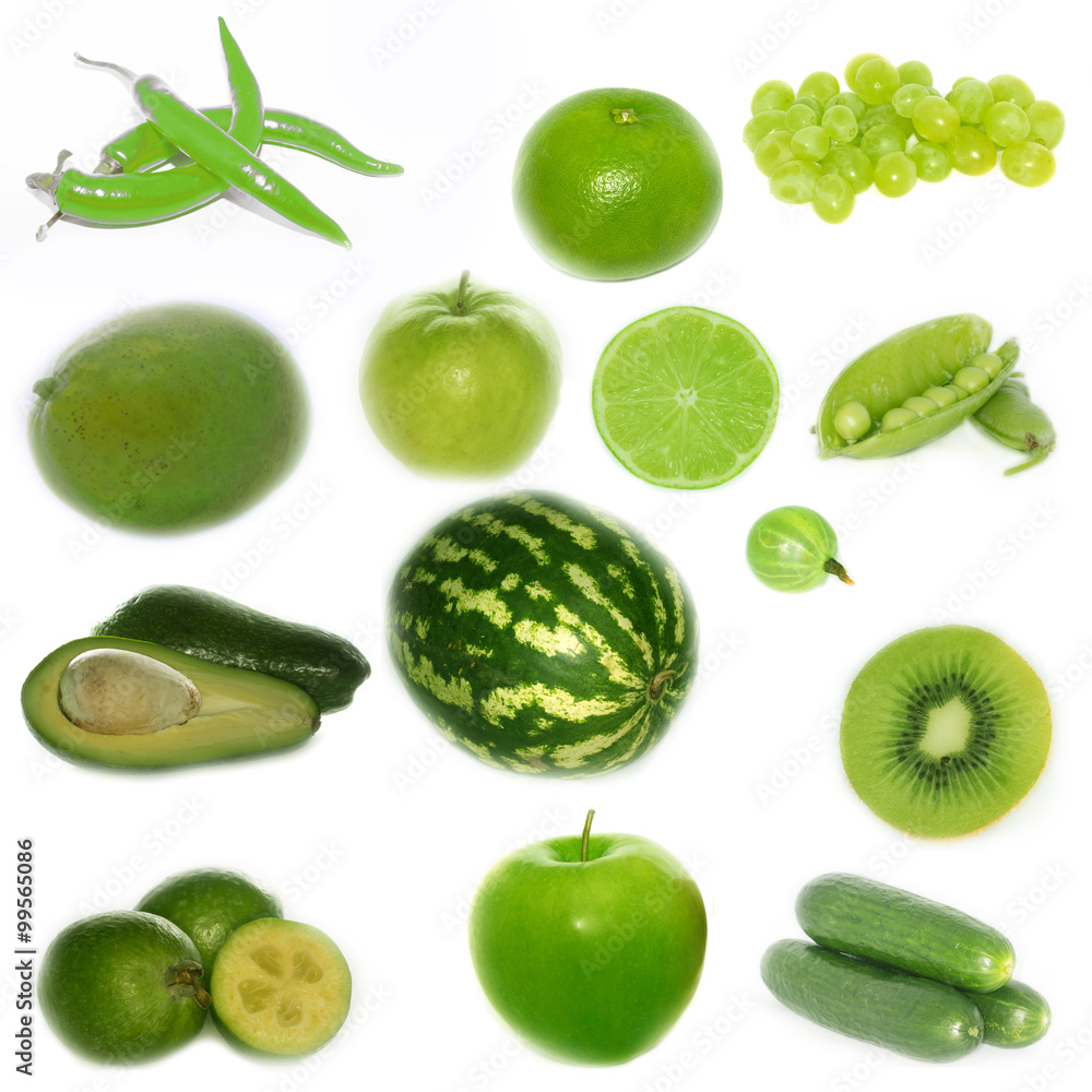 Types Of Green Fruit