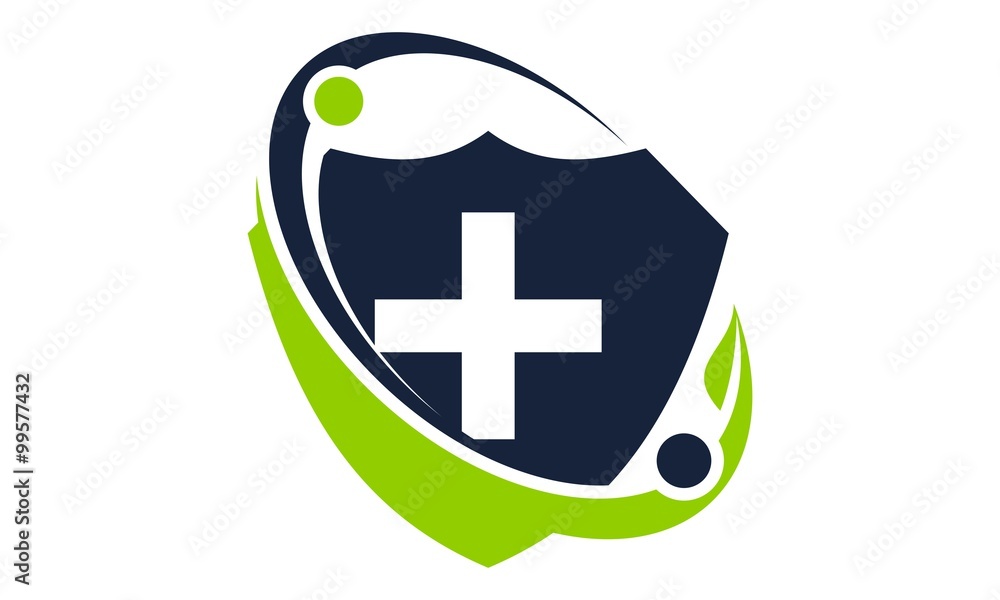 Health Shield Community Stock Vector | Adobe Stock