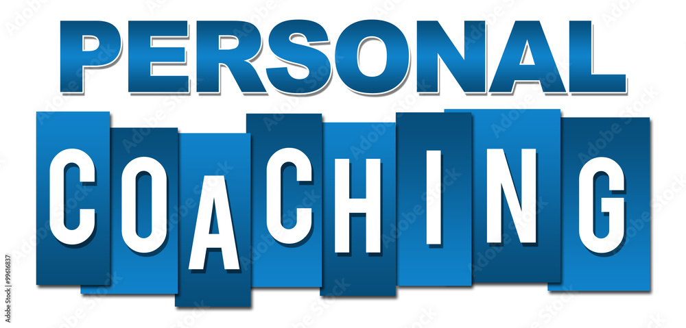 Personal Coaching Blue Stripes Stock Illustration | Adobe Stock