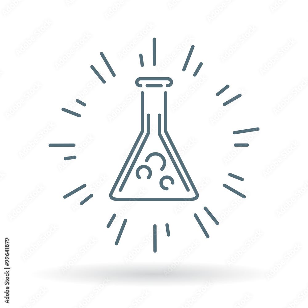 Laboratory beaker icon. Laboratory beaker sign. Laboratory beaker ...