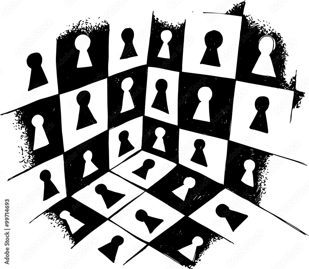 Escape room keys Stock Illustration | Adobe Stock