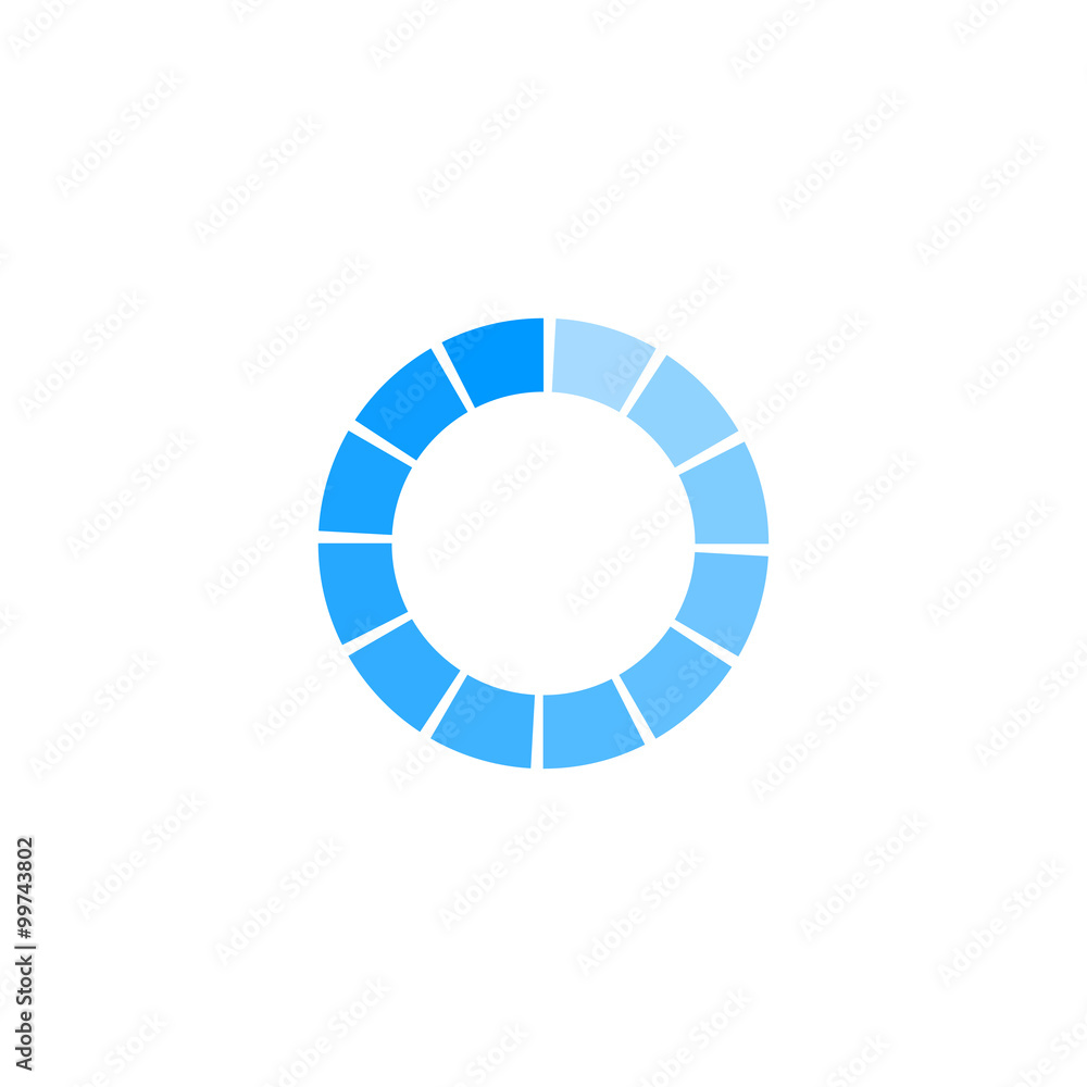 Vector circular loading icon vector de Stock | Adobe Stock