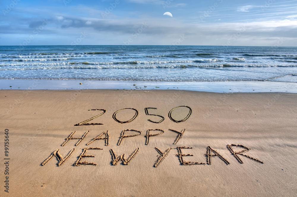 2050 - Happy new year Stock Photo | Adobe Stock