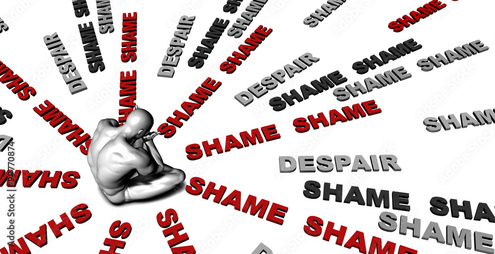 Shame Stock Illustration | Adobe Stock