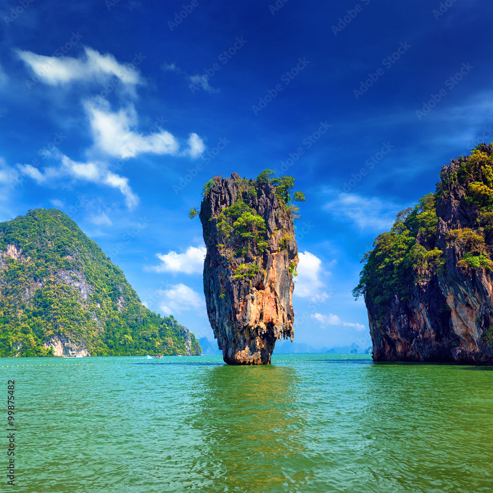 James Bond island travel background of popular tourist destination in ...