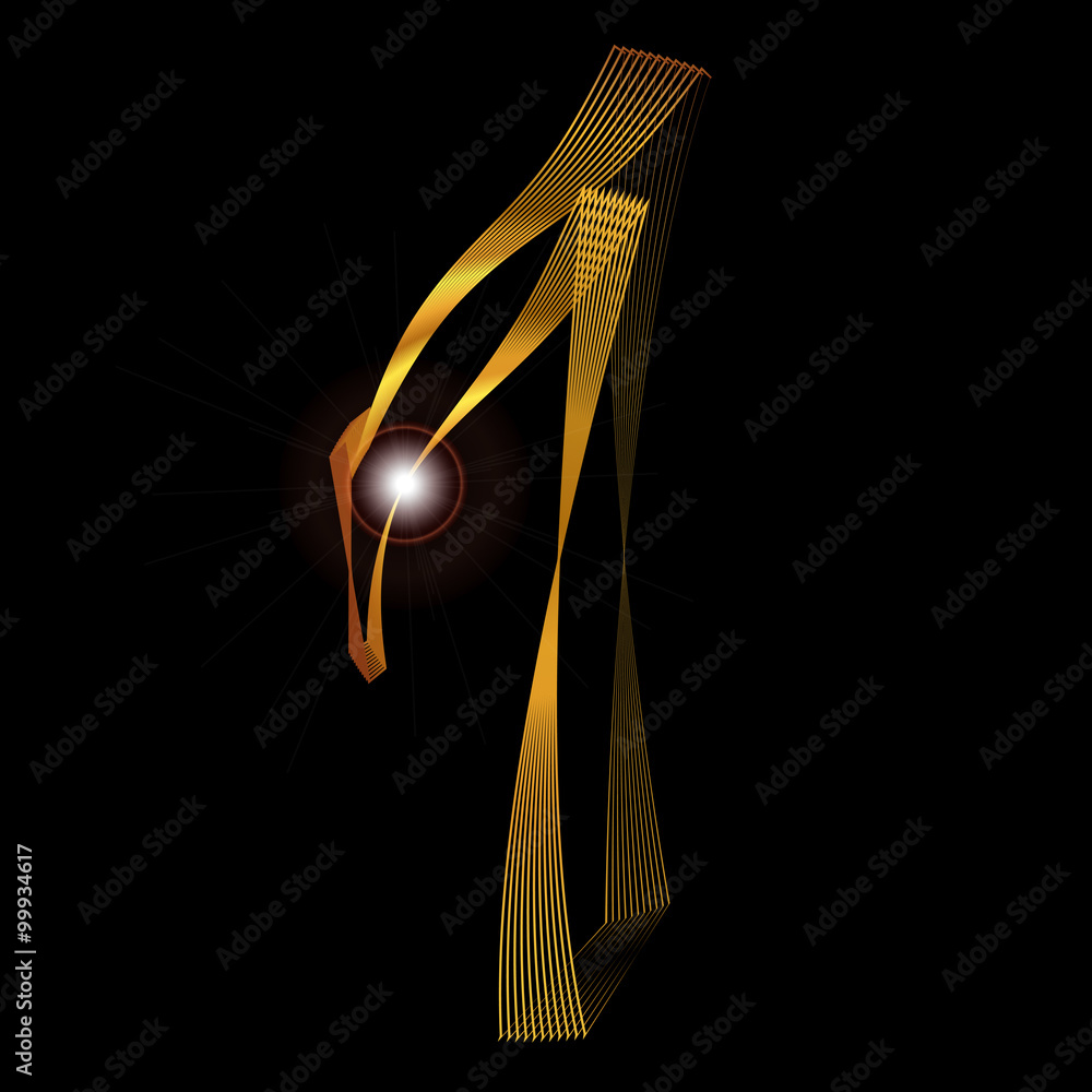 The Number Seven Stock Vector | Adobe Stock